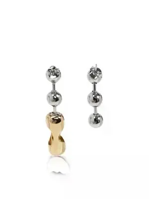 MAISON MARGIELA Two-tone Orb Drop Earrings