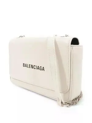 Balenciaga White Leather Shoulder Bag