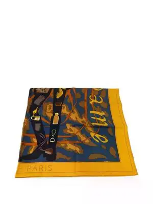 Hermès Silk Scarf - Blue