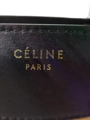 Celine Mini Luggage Leather Tote Bag - Neutrals
