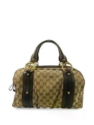 Gucci Gg Interlocking Boston Tote Bag