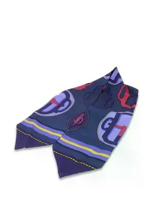 Hermès Maxi Twilly Scarf - Blue