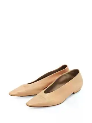 Bottega Veneta Almond Toe Ballet Flats