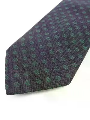 Gucci Patterned Tie - Blue
