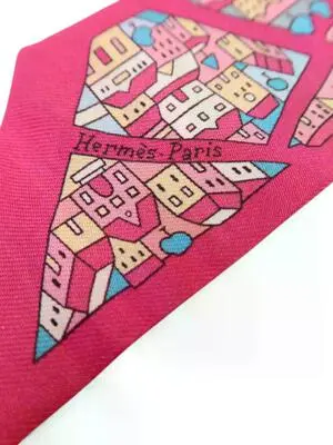 Hermès Graphic-print Scarf