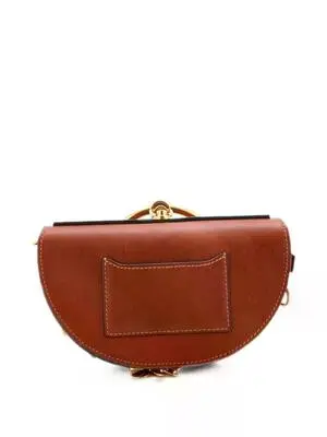 Chloé Nile Leather Mini Crossbody Bag - Brown