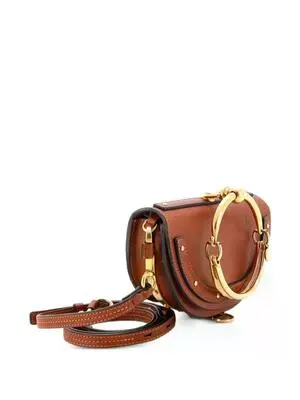 Chloé Nile Leather Mini Crossbody Bag - Brown