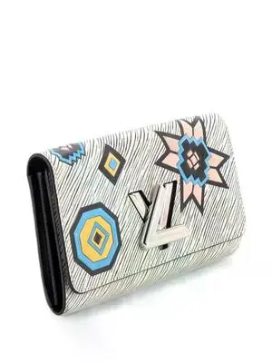 LOUIS VUITTON Twist Wallet Limited Edition Printed Epi Leather Small Wallets