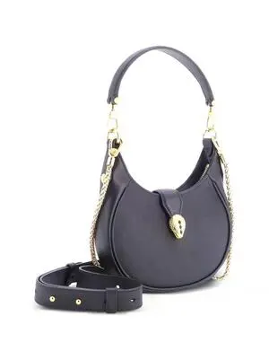 BVLGARI Serpenti Ellipse Crossbody Bag Leather Mini Shoulder Bag