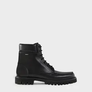 GIUSEPPE ZANOTTI Leather Lace-up Ankle Boots