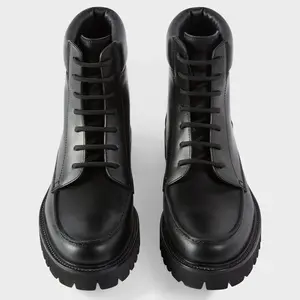 GIUSEPPE ZANOTTI Leather Lace-up Ankle Boots