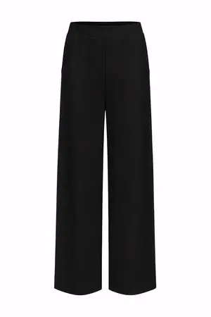EXQUISE Shayna K Wide Leg Knit Trousers
