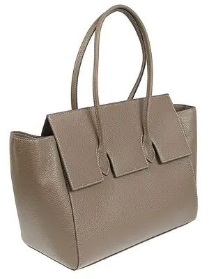 ROUNN Felice Flap Leather Tote Bag