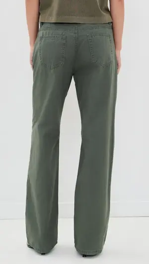 Lioness Penny Pants Wide Leg Button Front Trousers