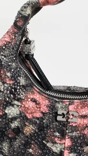 GANNI Flowers Mini Hobo Bag