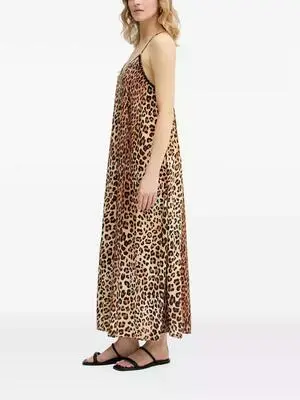 Lola Casademunt Leopard-print Maxi Dress