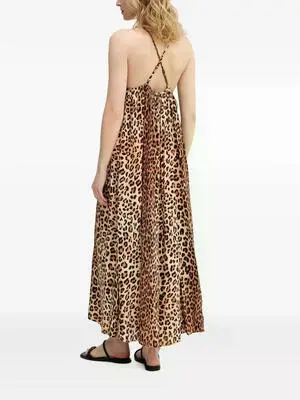 Lola Casademunt Leopard-print Maxi Dress