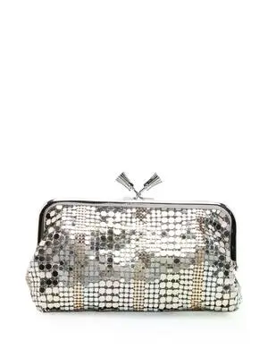 ANYA HINDMARCH Maud Sequin-embellished Frame Clutch Bag