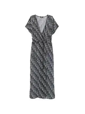 Karl Lagerfeld V Neck Day Dresses