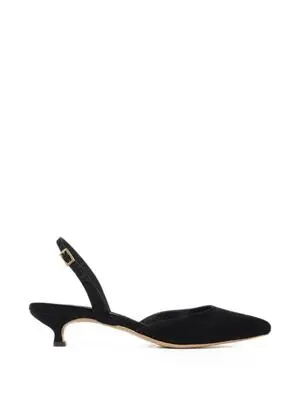 GINISSIMA Alice Pointed-toe Slingback Pumps