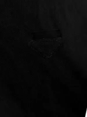 Prada Logo-patch Short-sleeve Polo Shirt