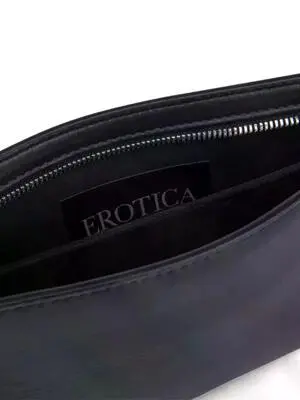 DONDUP Ring Detail Leather Clutch Bag
