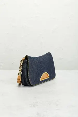 Dior Denim Maris Pearl Shoulder Bag