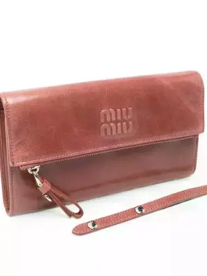Miu Miu Leather Clutch Bag