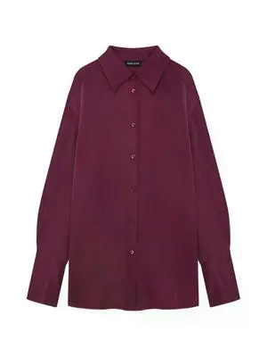 ANINE BING Bridget Silk Blend Shirt