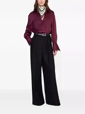 ANINE BING Bridget Silk Blend Shirt