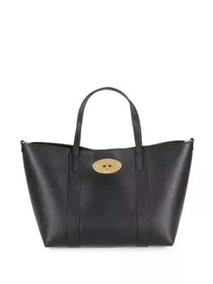 Mulberry Mini Bayswater Grained Leather Tote Bag - Black