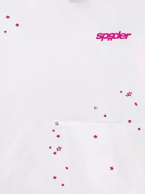 SP5DER Fractured Logo Star-pattern Hoodie