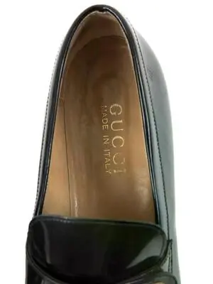 Gucci Patent G Plaque Loafers