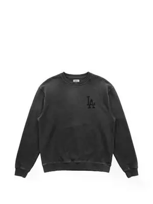 HTC LOS ANGELES Logo-print Distressed Cotton Sweater