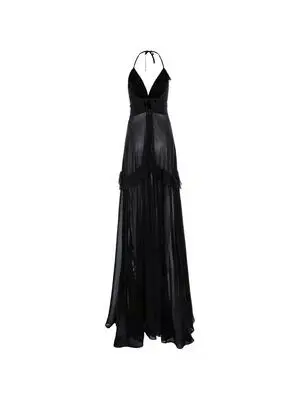 CUANNA Luna Ruffled Maxi Dress