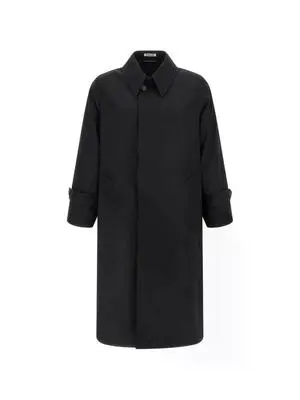 Auralee Gabardine Wool Trench Coat