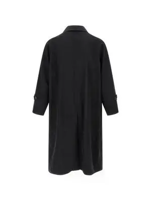 Auralee Gabardine Wool Trench Coat