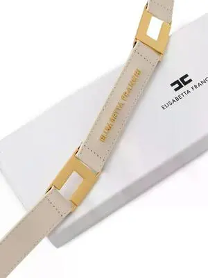Elisabetta Franchi Logo-lettering Cut-out Belt