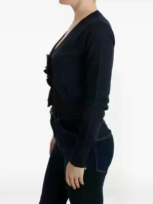 MARGHI LO' Marghi Lo Bow Detail V-neck Cardigan