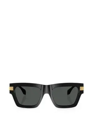 Versace Medusa Biggie Rectangle Frame Sunglasses - Black