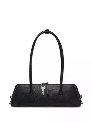 MAISON MARGIELA 5ac Leather Shoulder Bag - Black