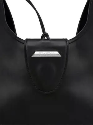 DONDUP Large Erotica Ring-detail Leather Shoulder Bag