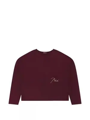 Rhude Logo-print Long-sleeve T-shirt