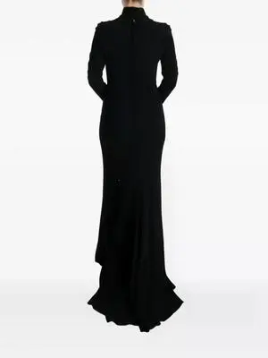 Dolce & Gabbana Stretch-crepe High Neck Maxi Dress
