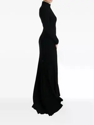 Dolce & Gabbana Stretch-crepe High Neck Maxi Dress
