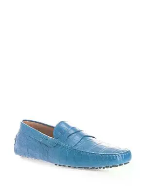 TOD'S Crocodile-effect Loafers