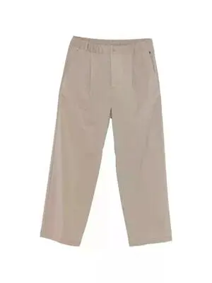Herno Pleated Trousers With Elasticated Waist - Neutrals