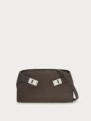 FERRAGAMO Hug Mini Crossbody Bag - Grey
