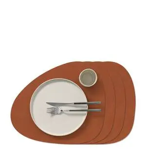 LIND DNA Large Curve Nupo Table Mat - Orange