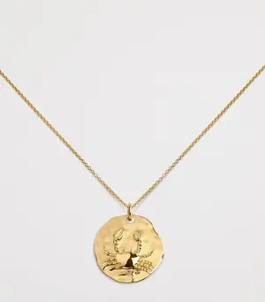 Monica Vinader Vermeil Zodiac Cancer Pendant Necklace